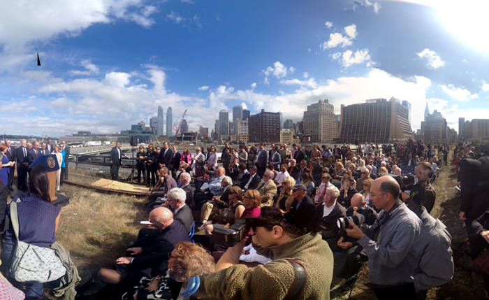 Groundbreaking at the High Line at the Rail Yards! | The High Line